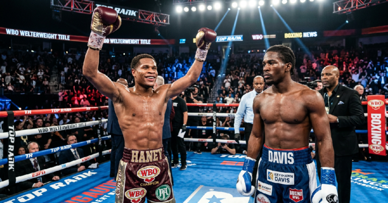 Devin Haney Calls Out Keyshawn Davis For WBO Welterweight Title Defense