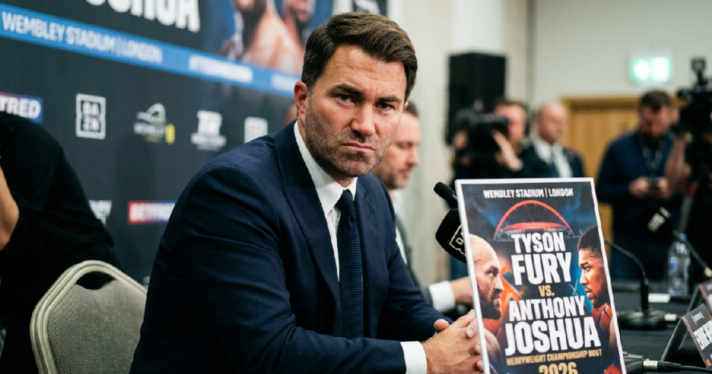 Eddie Hearn Doubts Tyson Fury's Confidence For Anthony Joshua Fight