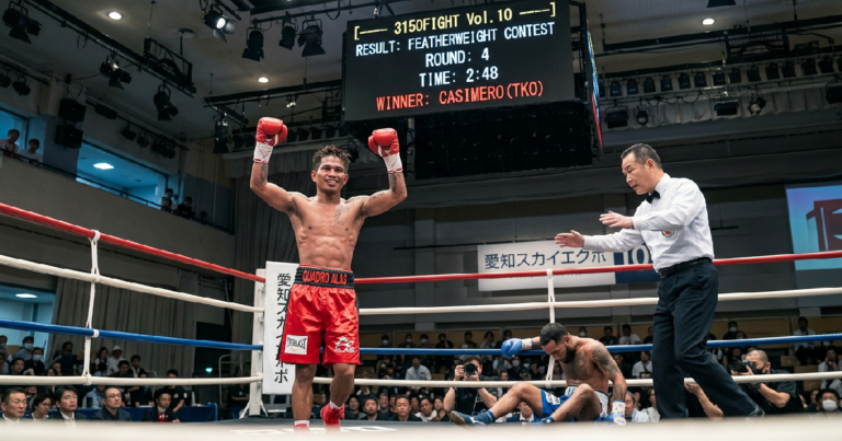 John Riel Casimero Stops Luis Nery In Fourth Round At Aichi Sky Expo