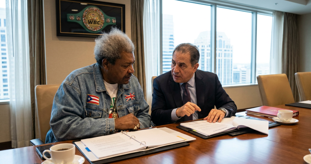 Sampson Lewkowicz And Don King Negotiate David Benavidez-Noel Mikaelian ...